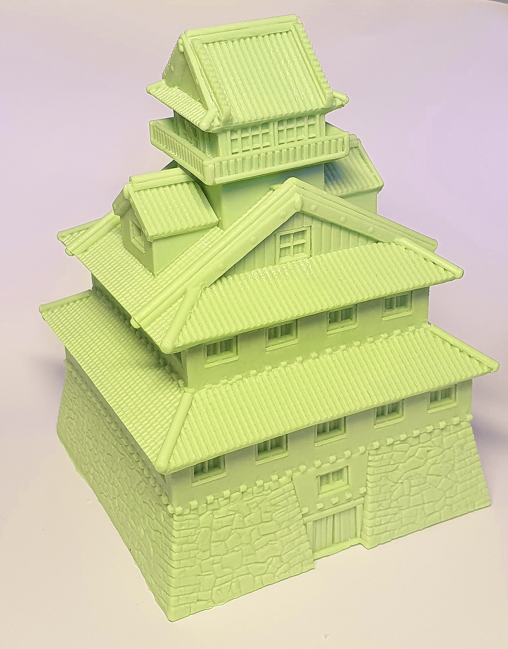 1/300th 6mm Tenshu Japanese Castle Kickstarter