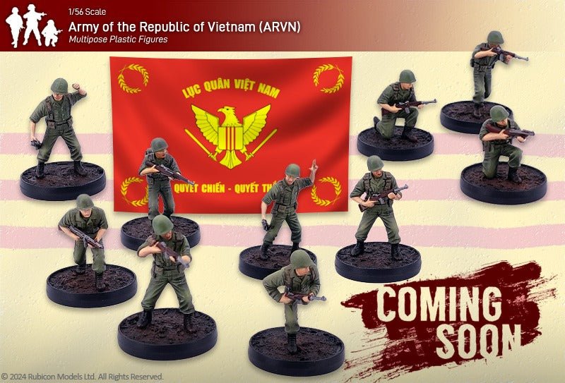 28mm Plastic ARVN Infantry