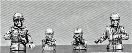 28mm WW2 US tank commanders