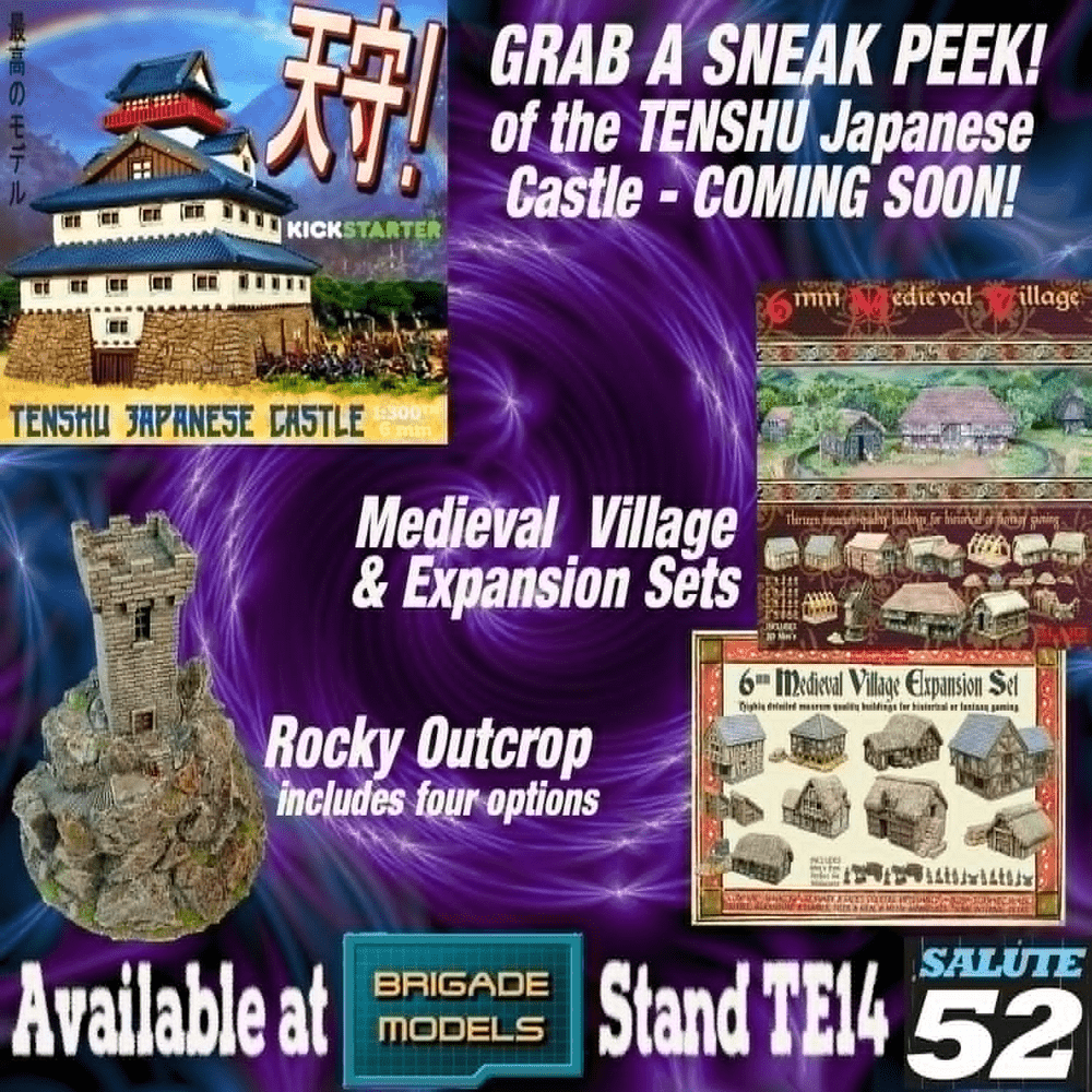 6mm Medieval Village at Brigade Models