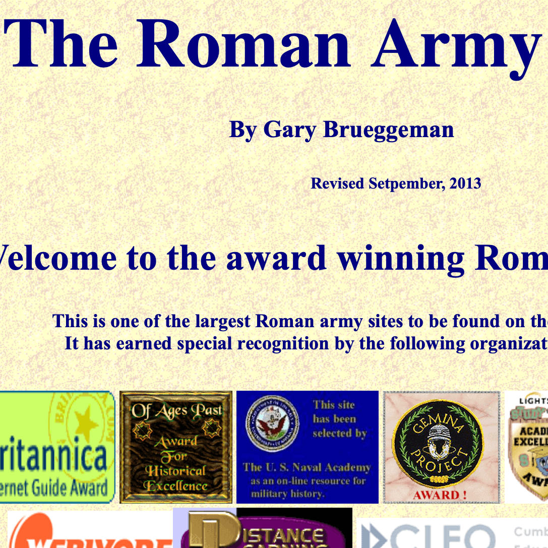 Gary Brueggeman’s The Roman Army