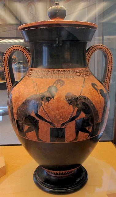 How were ancient Greek pots made?